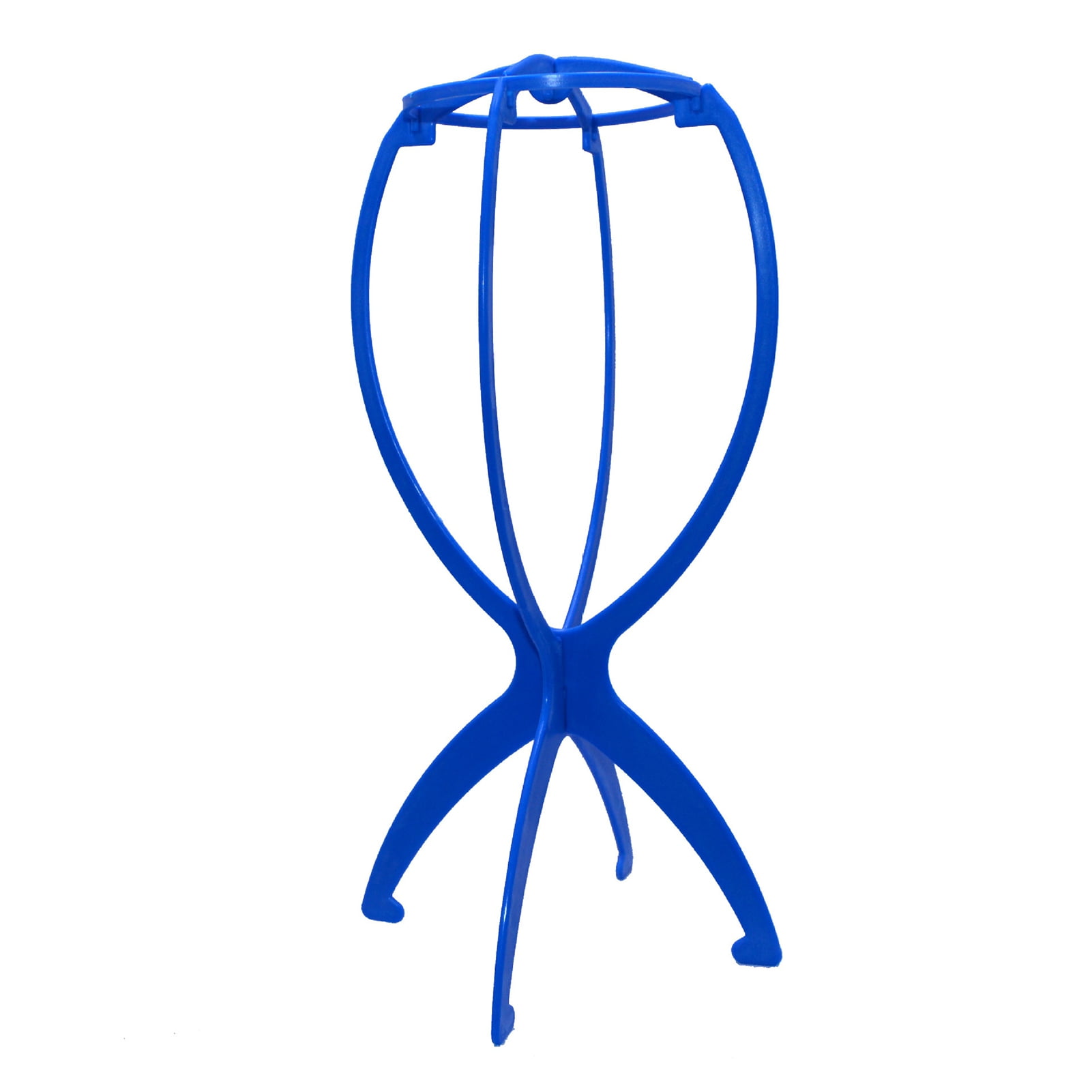 TNOBHG Wig Head Stand Plastic Wig Stand Collapsible Portable Easy ...