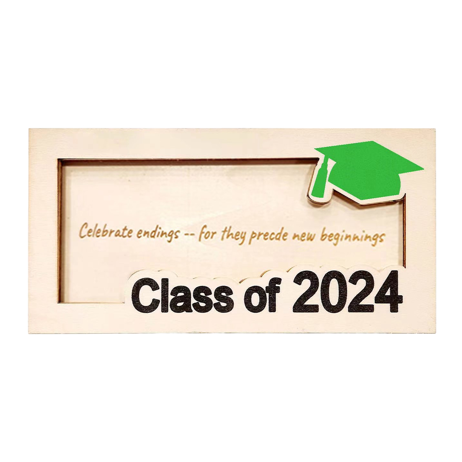 TNOBHG Wooden Graduation Wallet Wooden Graduation Money Holder for ...