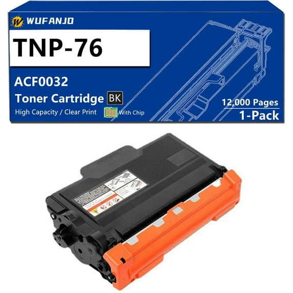 TNP-76 Black Toner Cartridge for TNP76 ACF0032 Compatible for Konica ...