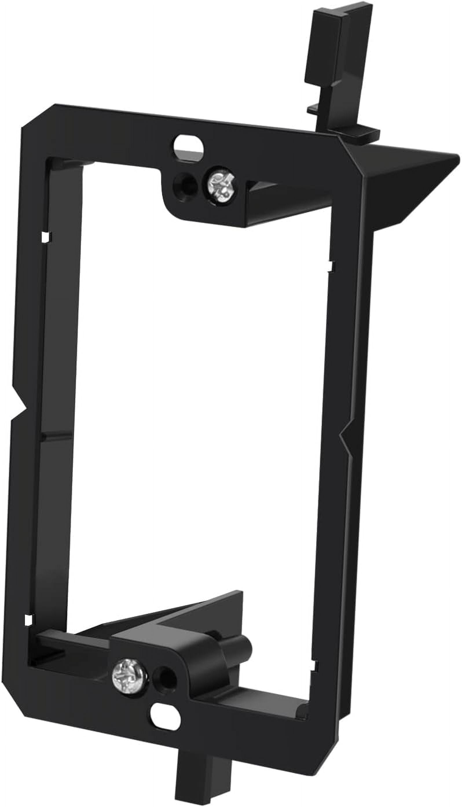TNP Low Voltage Mounting Bracket, Horizontal/Vertical, Black, 1-Gang ...
