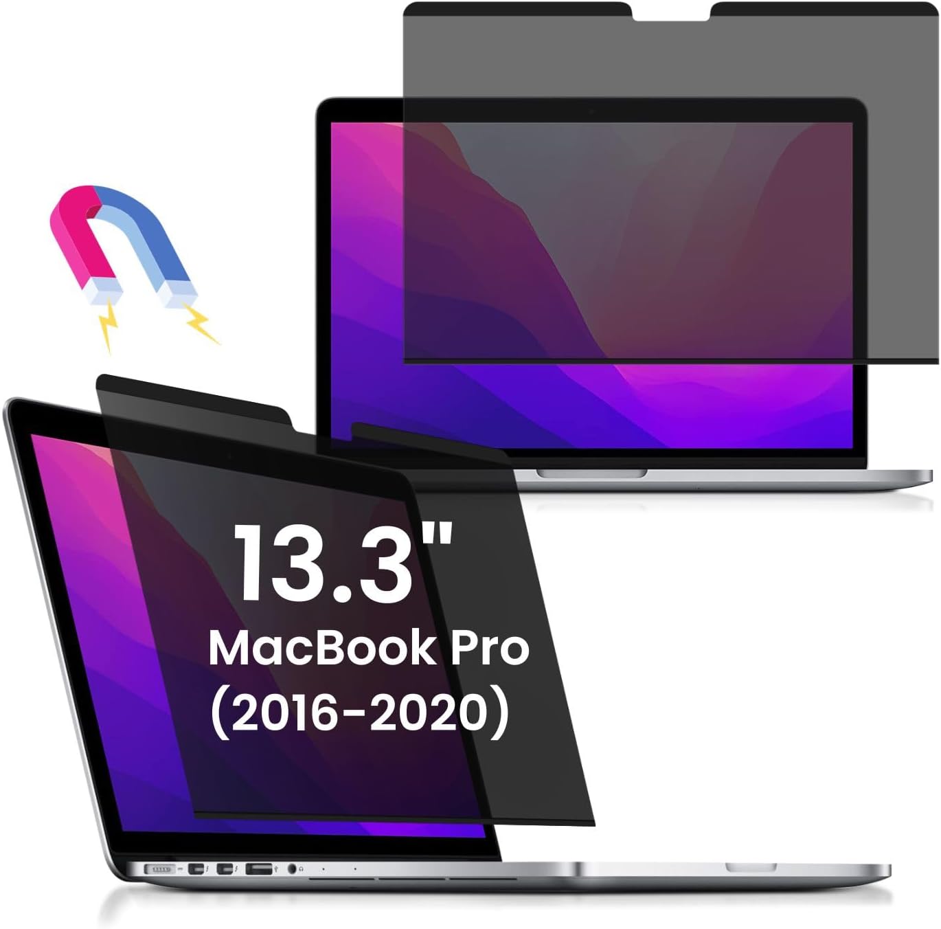 TNP Magnetic Privacy Screen for MacBook Pro 13 Inch Retina (2012-2015 ...