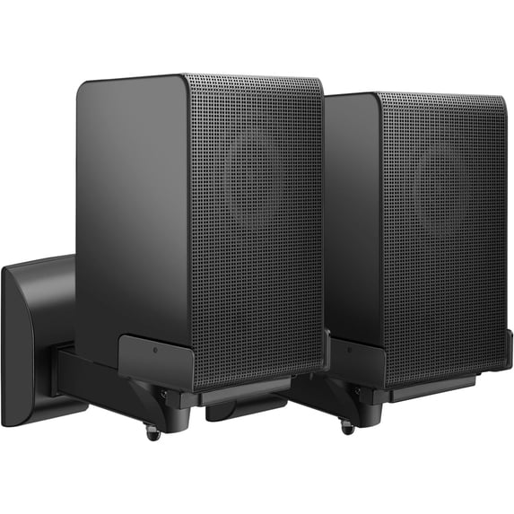 TNP Speaker Wall Mounts - Dual Side Clamping Bookshelf Mounting Bracket ...