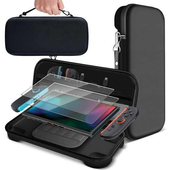 TNP Switch 2 Carrying Case - Protective Hard Shell Travel Carry Case for Nintendo Switch 2 2025 ...