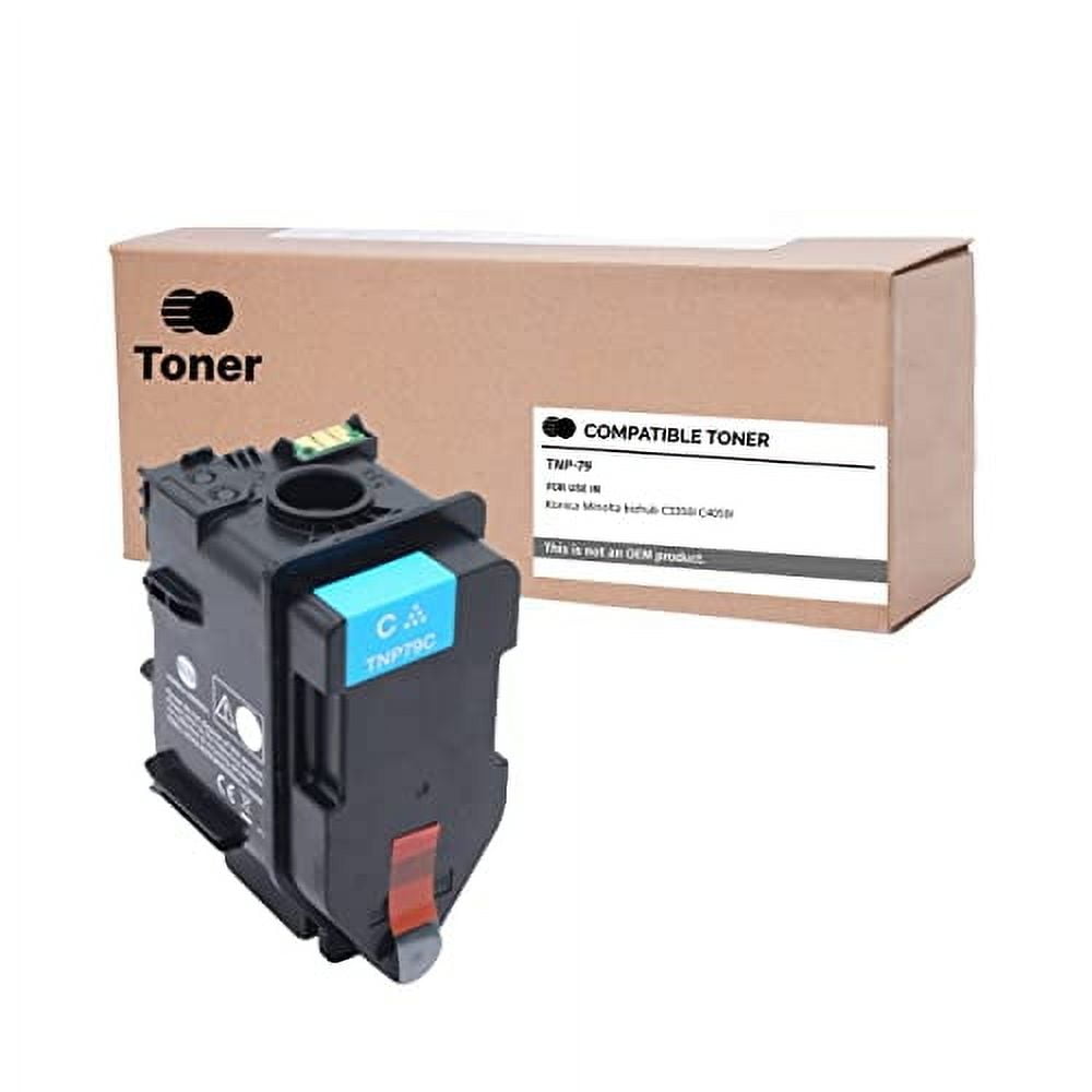 TNP79C Compatible Toner Cartridge for Konica Minolta TNP79C, Work with Bizhub C3350i C4050i ...