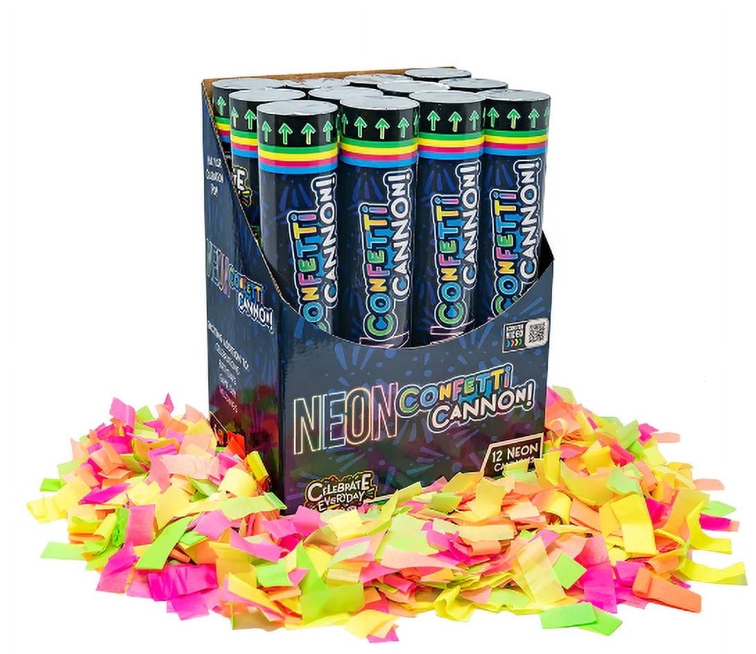 TNT Fireworks Cardboard Decorative Neon Confetti Cannon for Adult ...