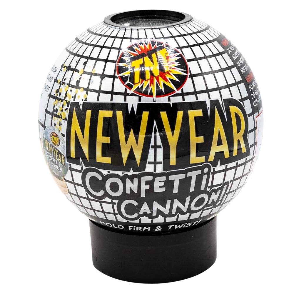 TNT Fireworks, Disco Ball Confetti Cannon, 6 Pack - Walmart.com