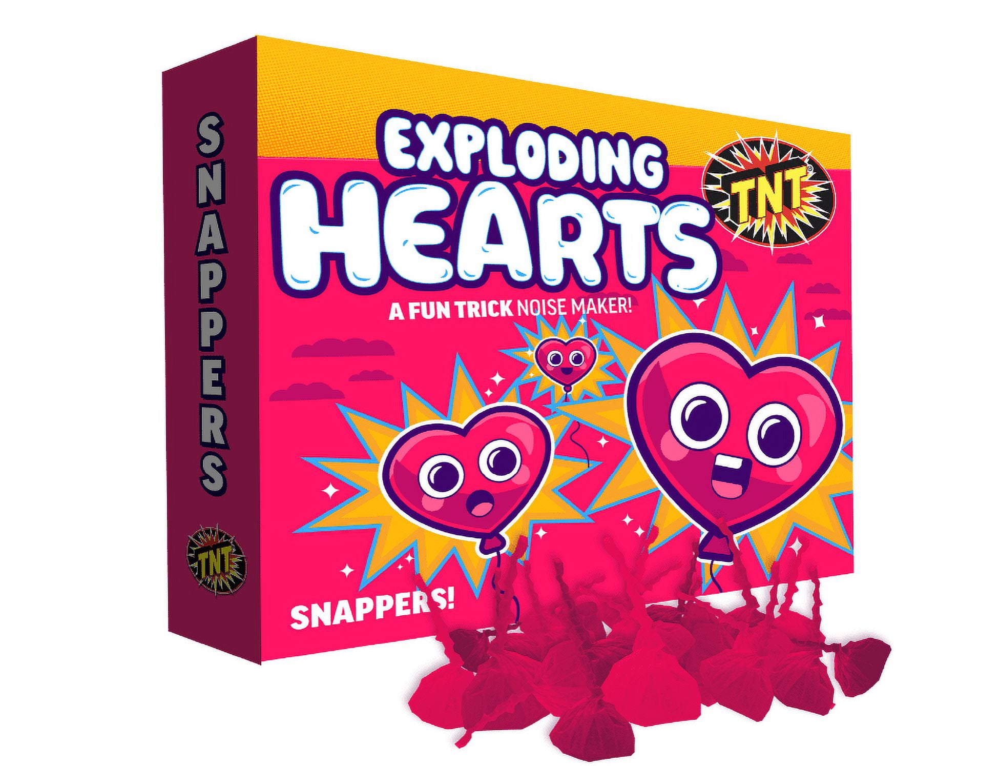 TNT Fireworks, Exploding Hearts 12 Pack Snaps - Walmart Business Supplies