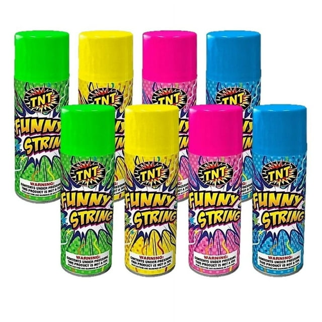 TNT Fireworks Birthday Silly String Cans Multicolor Package for Party ...
