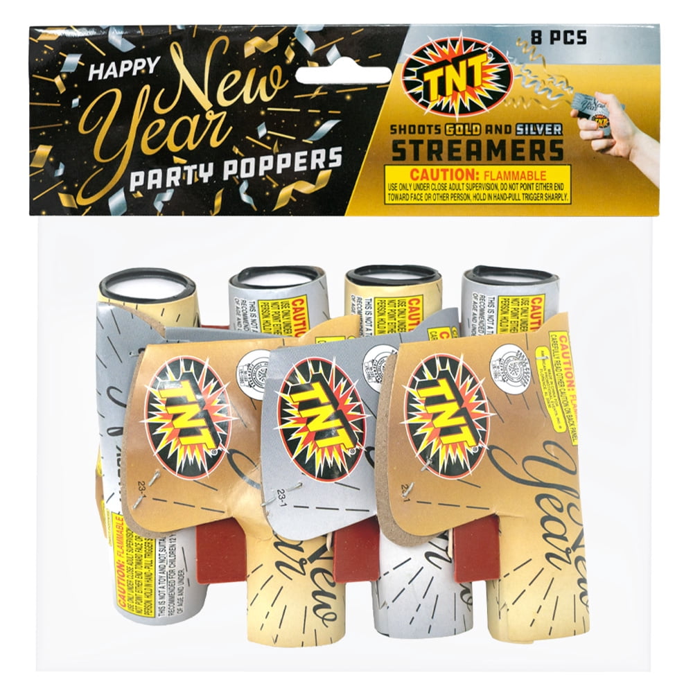 TNT Fireworks, New Year's Magnum Popper, 6 Pack - Walmart.com