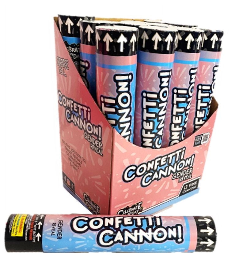 TNT Fireworks, Pink Confetti Cannon 12 Pack - Walmart.com