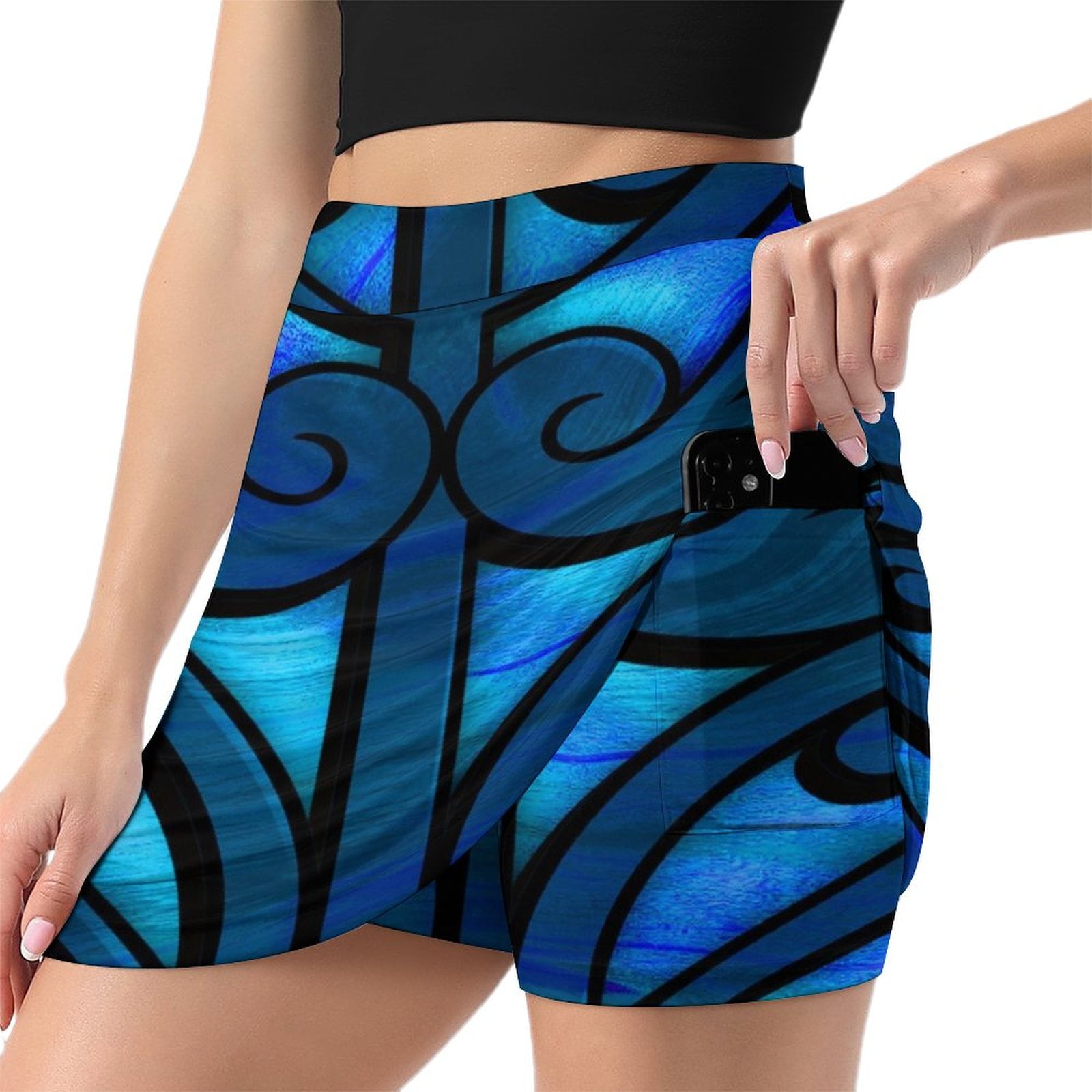 TNT - On the Marae - BLUE Light proof trouser skirt korean style skirt ...