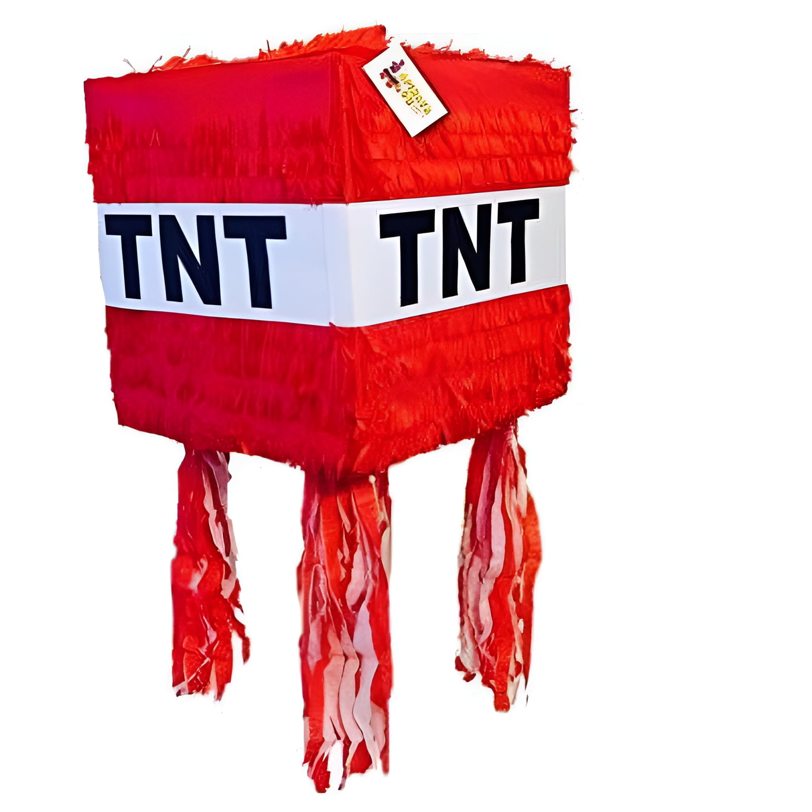 Minecraft TNT Pinata, Red Pixel Theme, Gamer Birthday Party Decoration ...