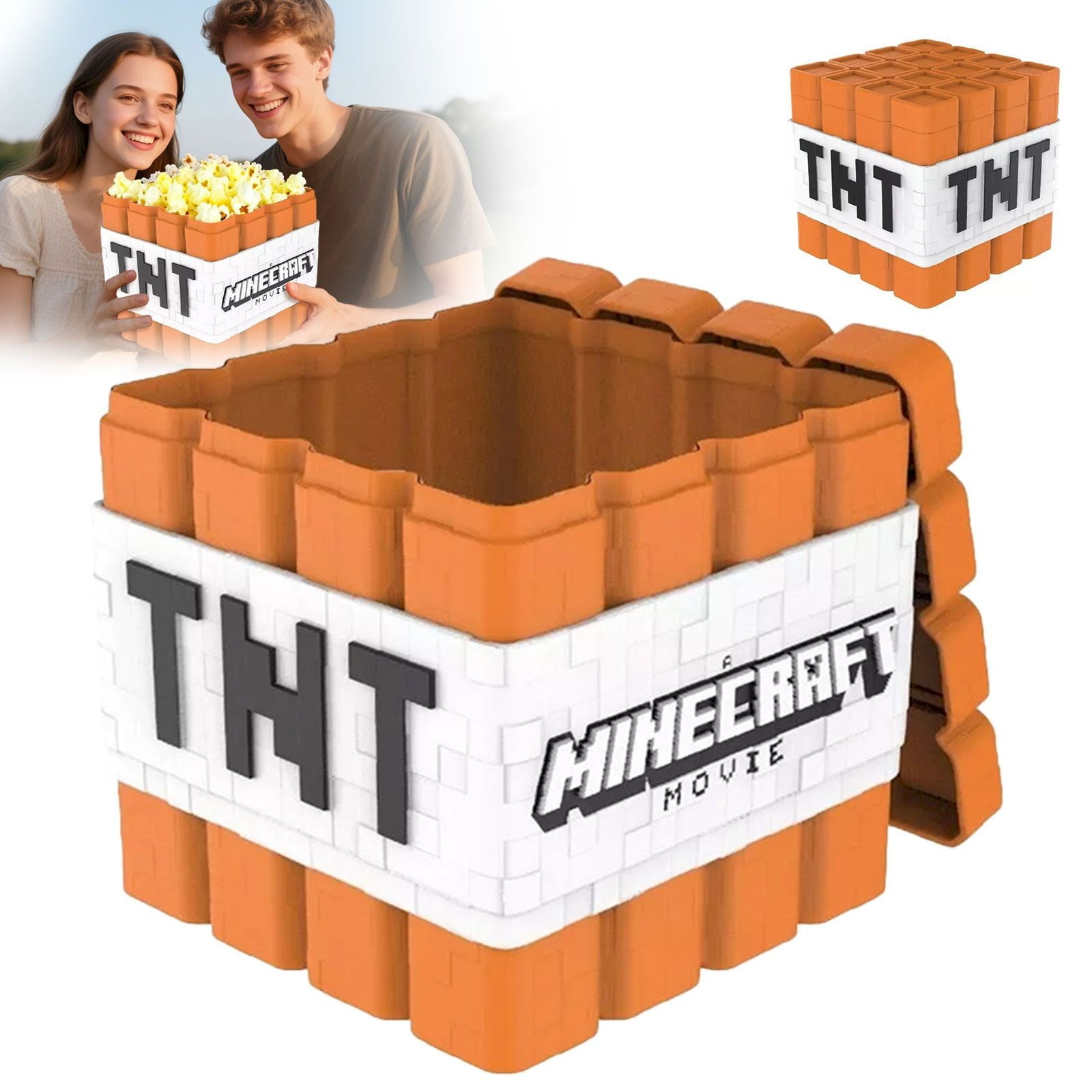 TNT Popcorn Buckets, READY TO BUILD YOUR COLLECTION? Minecraft Movie ...