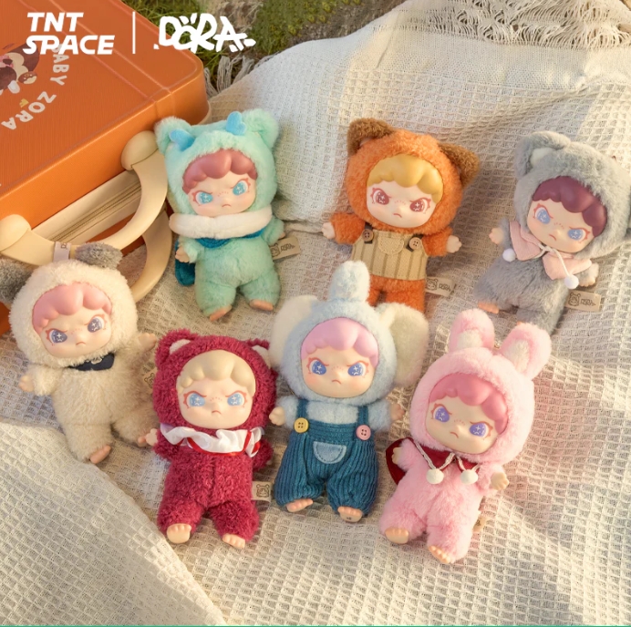 TNT SPACE DORA Cute Animals Series Plush Toys Blind Boxes,DORA Animals ...