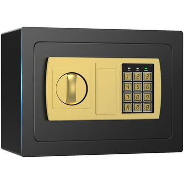 Fireproof and Waterproof Electronic Safe Box with Digital Keypad & Keys ...