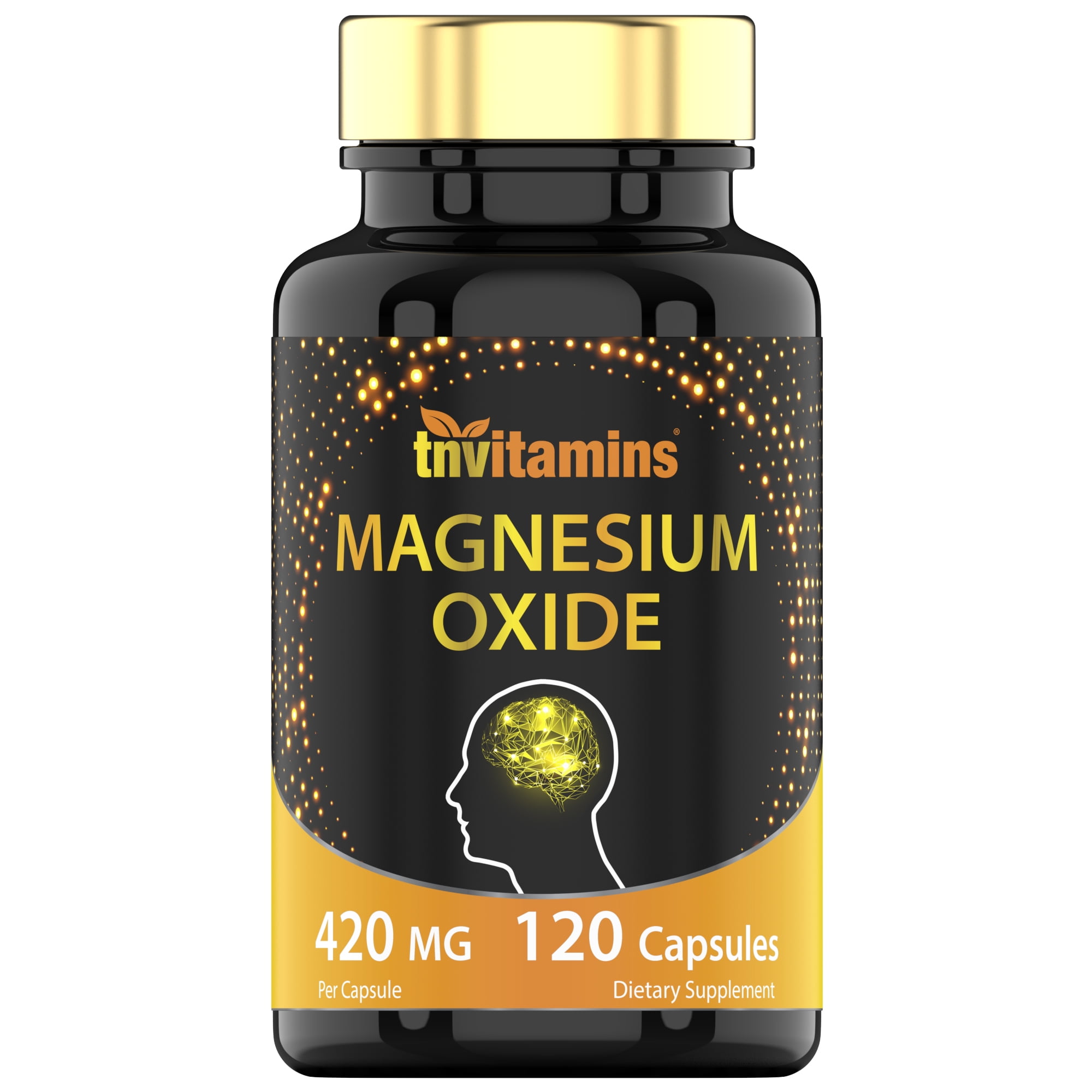 TNVitamins Magnesium Oxide 420mg - 120 Capsules | 4 Month Supply ...