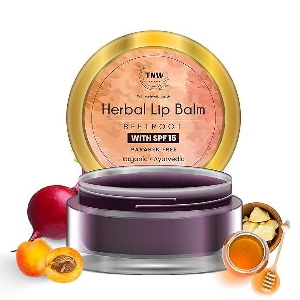TNW-The Natural Wash Herbal Beetroot Lip Balm Nourishing Lip Balm For ...