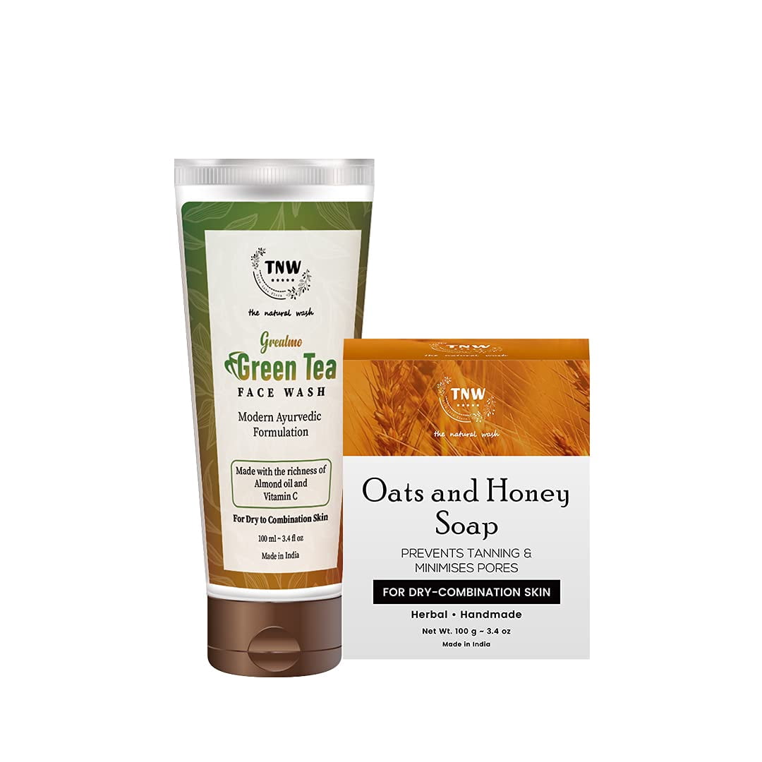 TNWThe Natural Wash Combo of Green Tea Face Wash Handmade Honey And ...