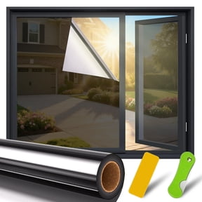 TNYXORIX Window Film Heat Control,Window Tint Sun Blocking Blackout and ...