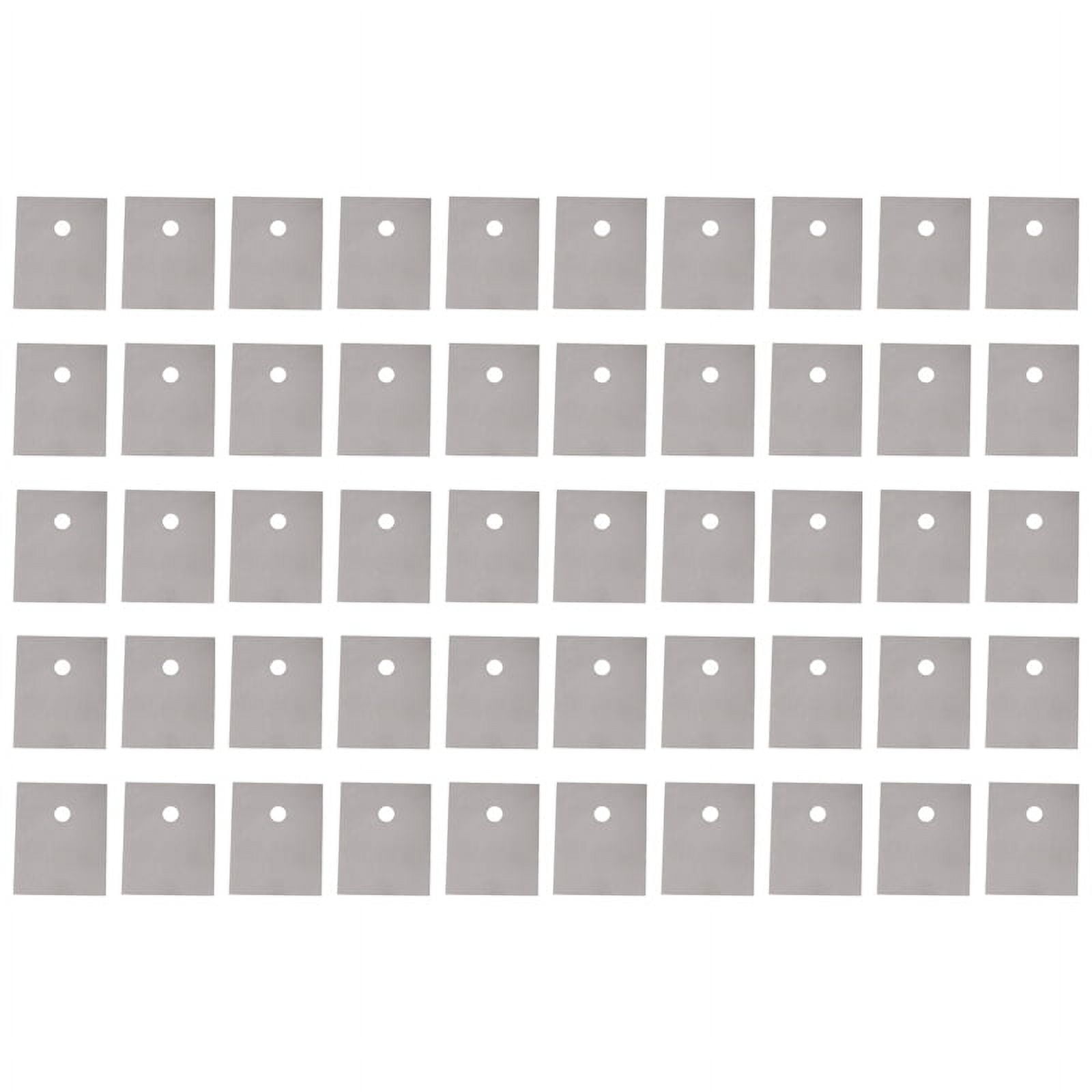 TO-247 Transistor Silicone Insulator Insulation Sheet 26mmx20mm 50 Pcs ...