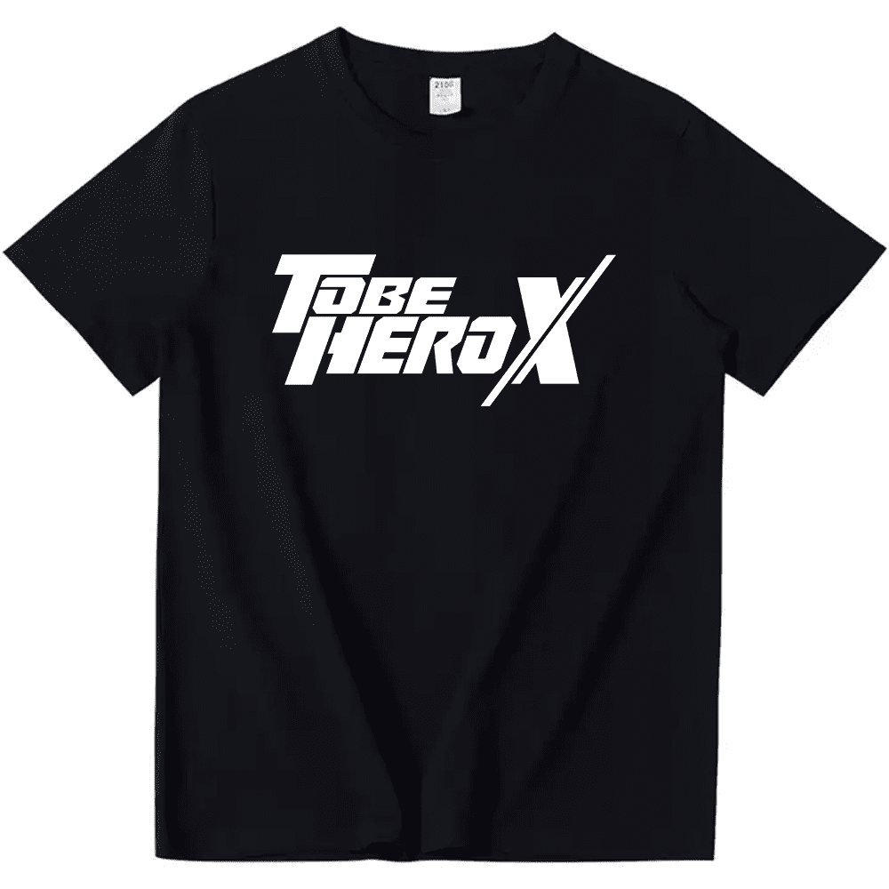 TO BE HERO X T-shirt TO BE HERO X Letter Graphic Print Shirt Unisex ...