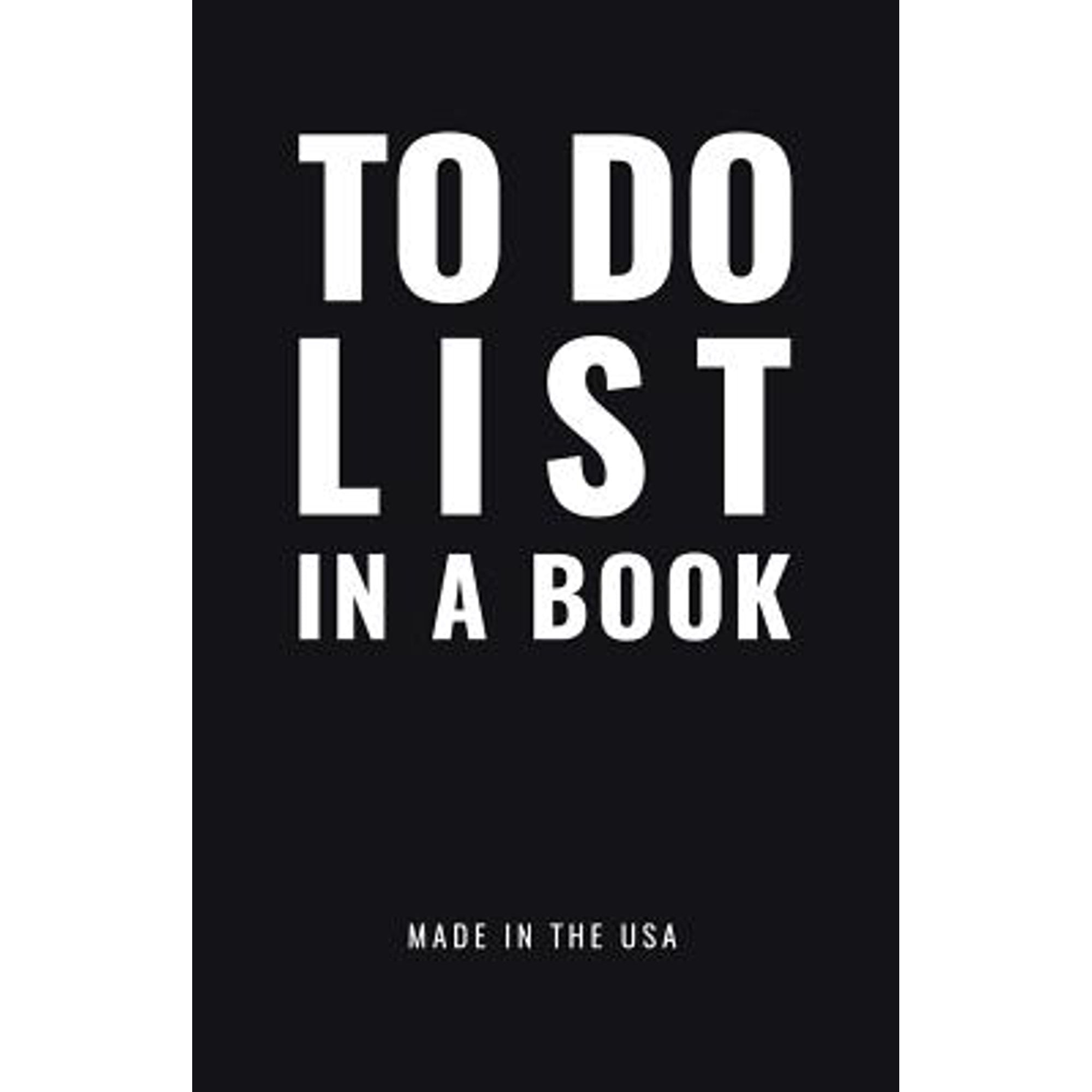 Pre-Owned TO DO LIST IN A BOOK - Best To Do List to Increase Your ...
