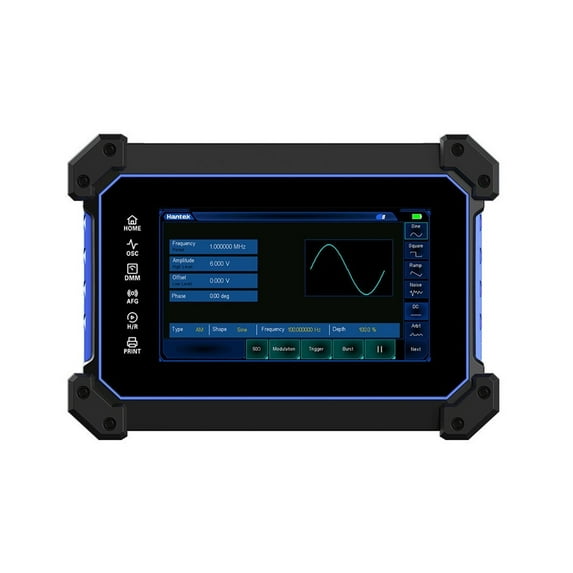 TO1254D Touch Screen Digital Oscilloscope Portable 4 Channels USB ...