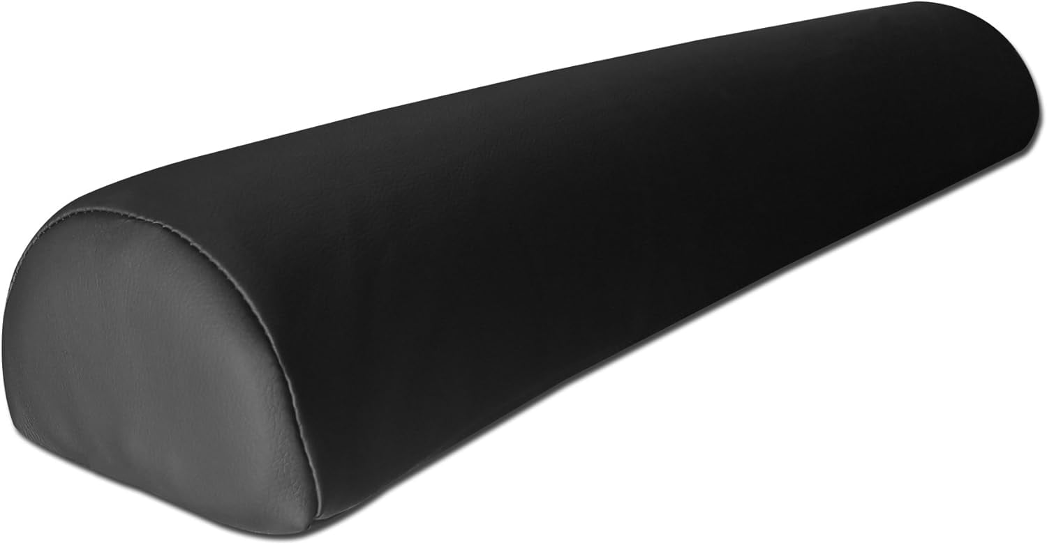 TOA 24" ShortHalf Round Therapy Bolster Pillow Cushion for Spa Massage ...