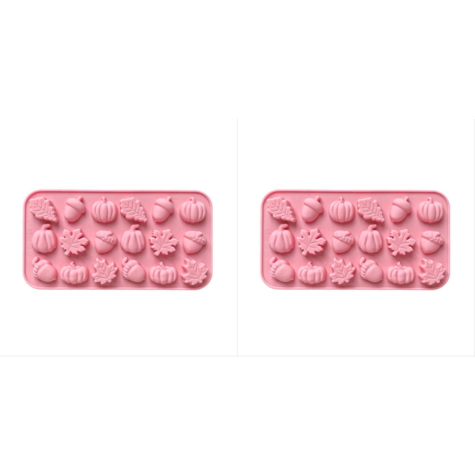TOAHENLA 2PCS Fall Silicone Moulds 18-Cavity ChocolateBaking Moulds ...