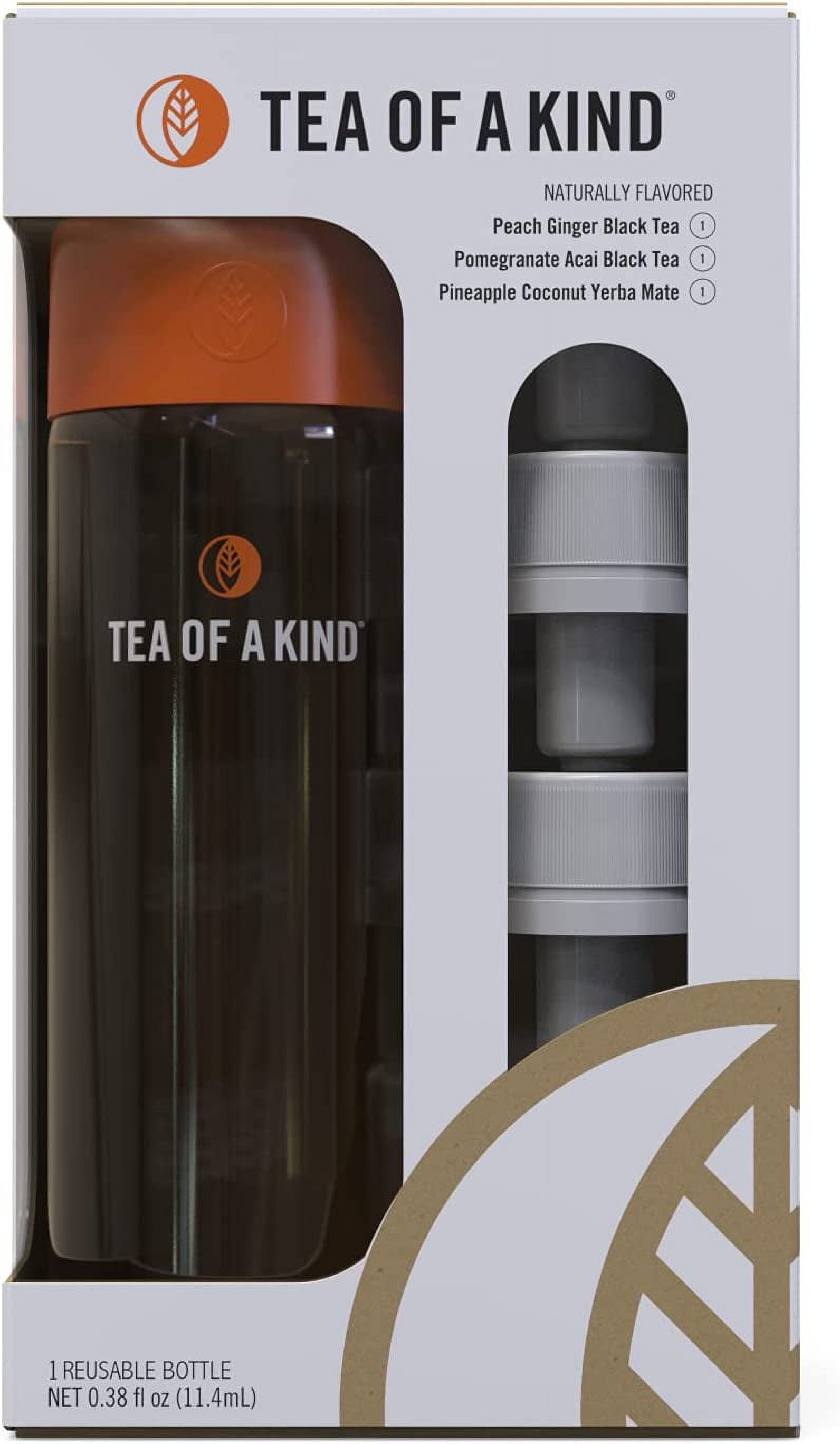 TOAK Infuser Hydrate Reusable 18 oz Water Bottle Starter Kit - Includes ...