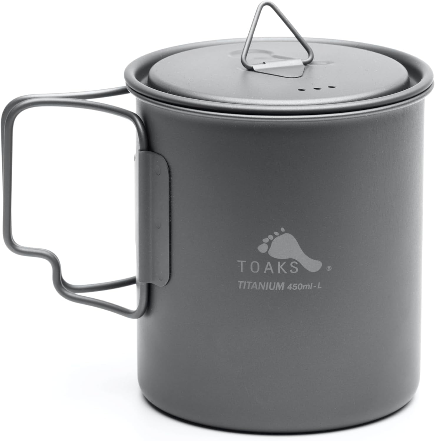 TOAKS LIGHT Titanium 450ml Cup with Lid (ultralight version) - Walmart.com
