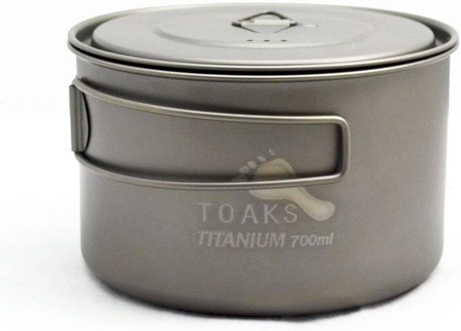 TOAKS LIGHT Titanium 700ml Pot - Walmart.com