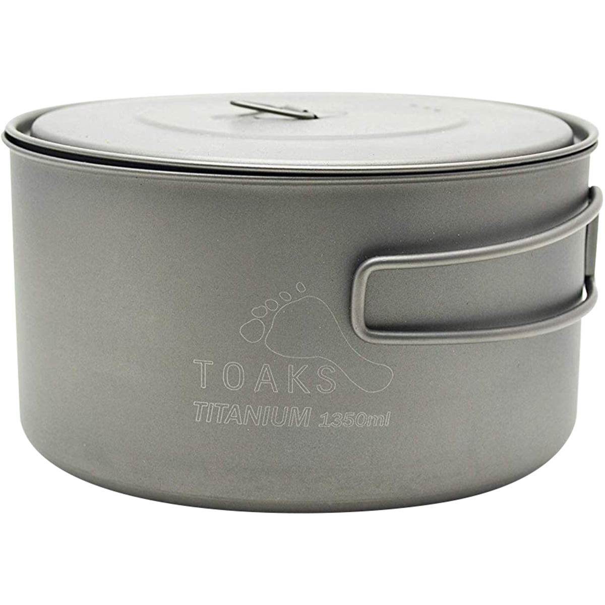 TOAKS Titanium 1350ml Outdoor Camping Cook Pot POT-1350 - Walmart.com