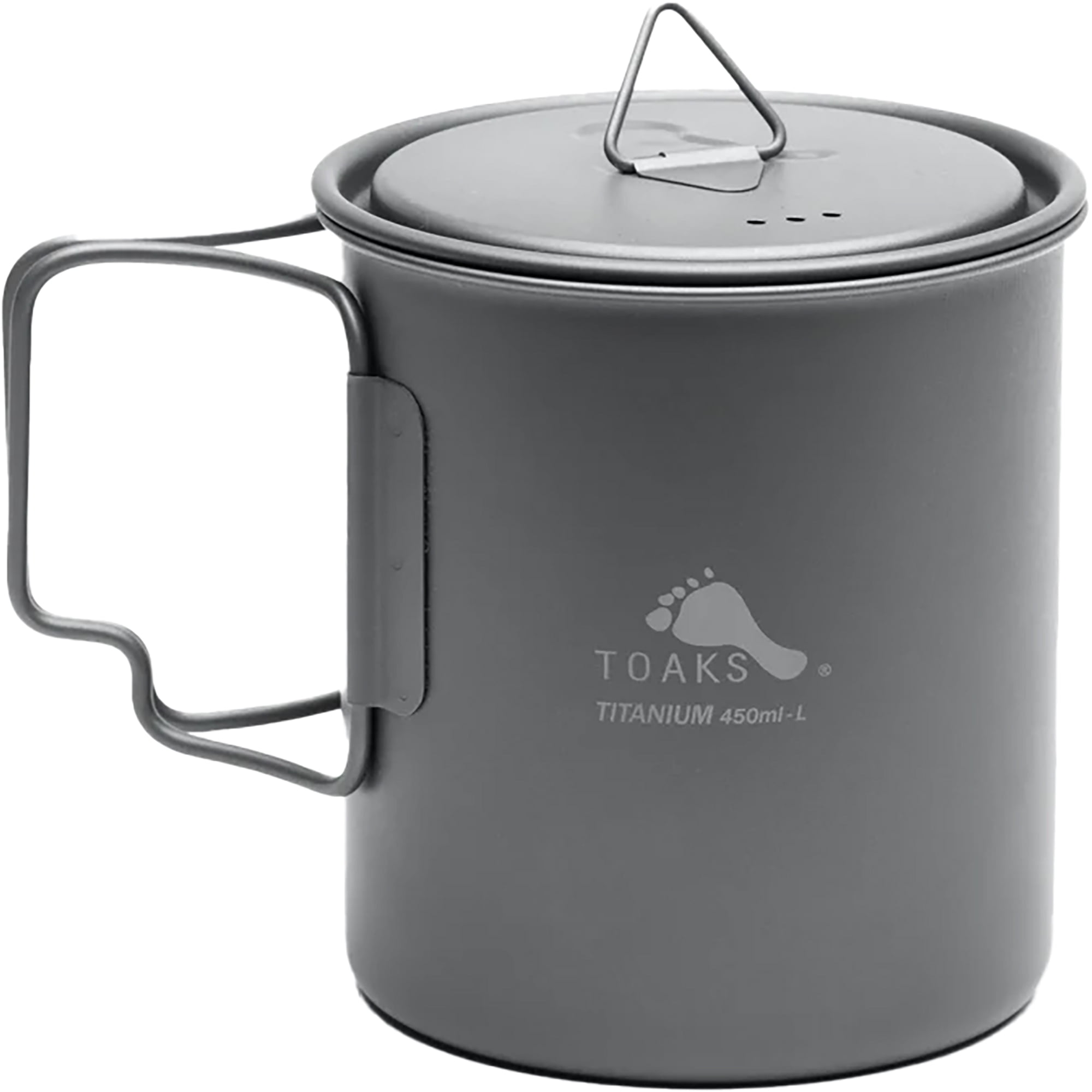 TOAKS 450ml Ultralight Titanium Cup with Lid - CUPLID450 - Outdoor ...