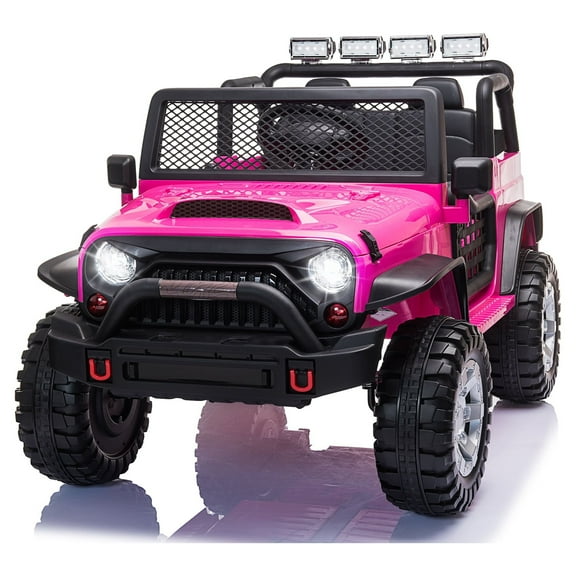 Honeyjoy 24V Ride On Car with Remote Control Music LED Headlights ...