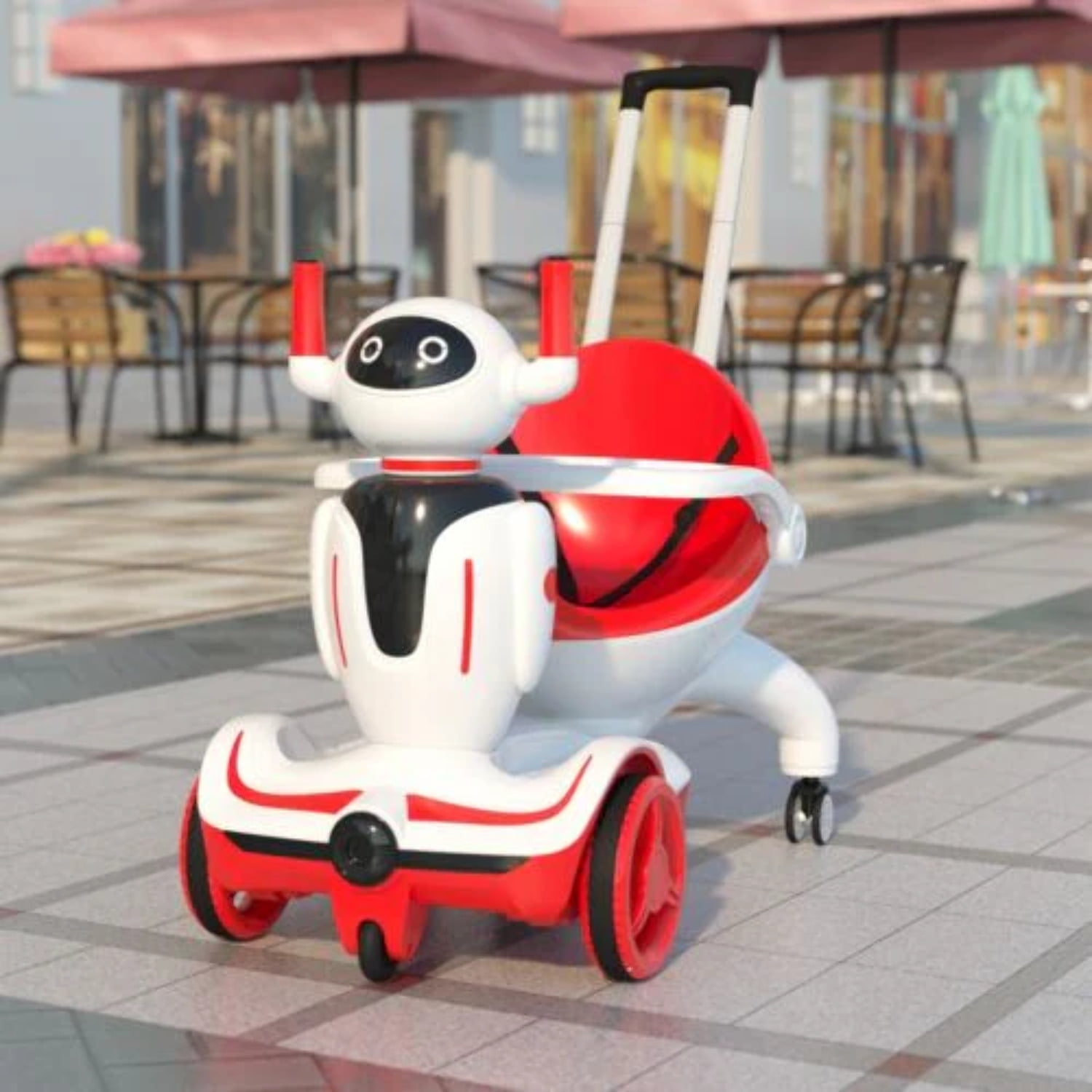 TOBBI 3-in-1 Robot Buggy Electric Car: The Perfect Gift for Toddlers ...