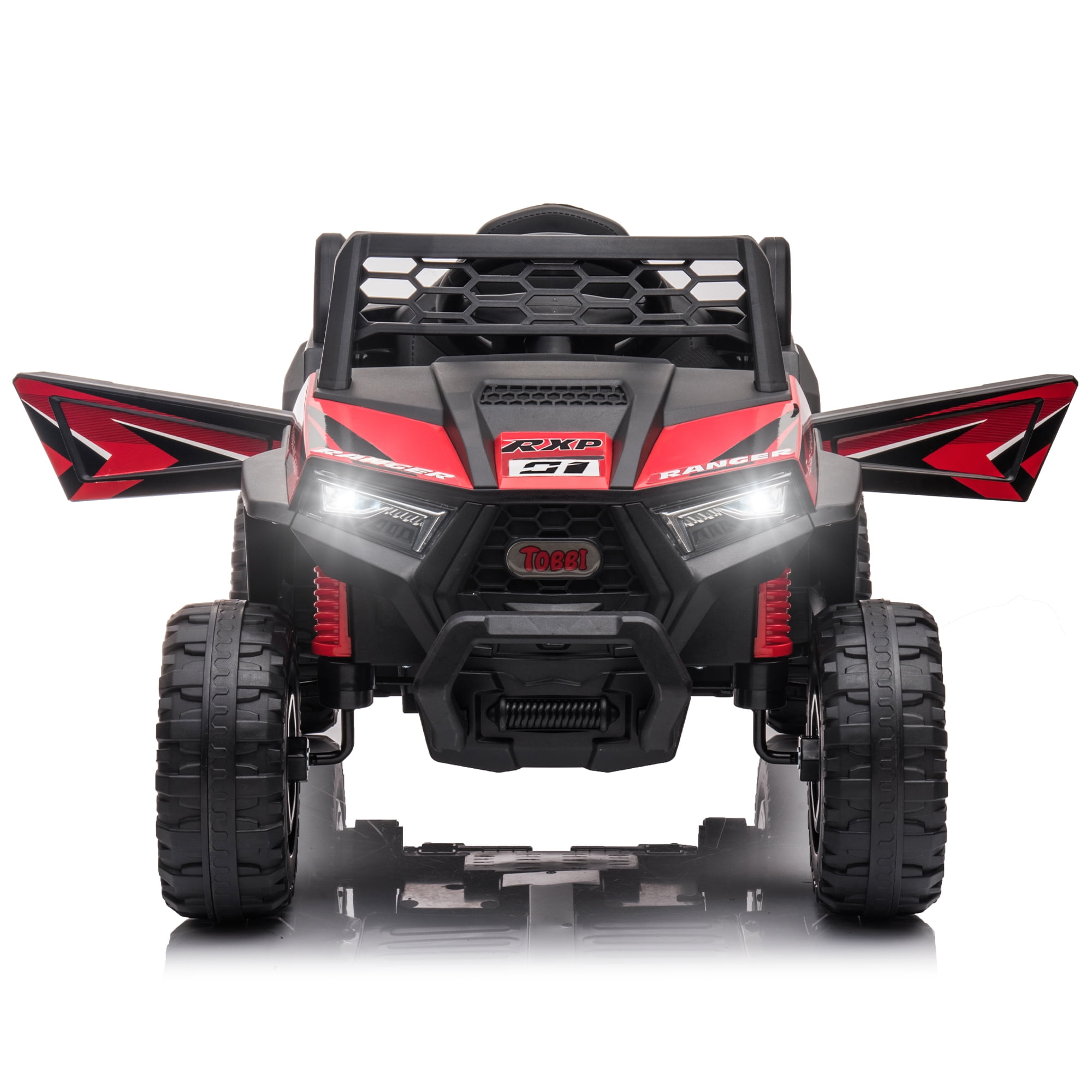 TOBBI Kids Electric UTV Toy Truck, 12V with LED Lights and Music, 37-60 ...