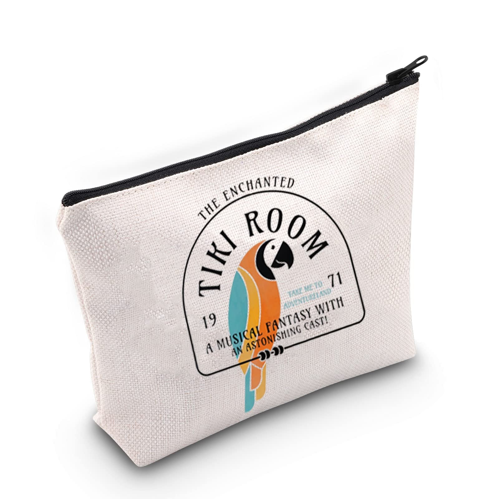 TOBGBE Funny Orange Bird Gift Favorite Rides Inspired Cosmetic Bag ...