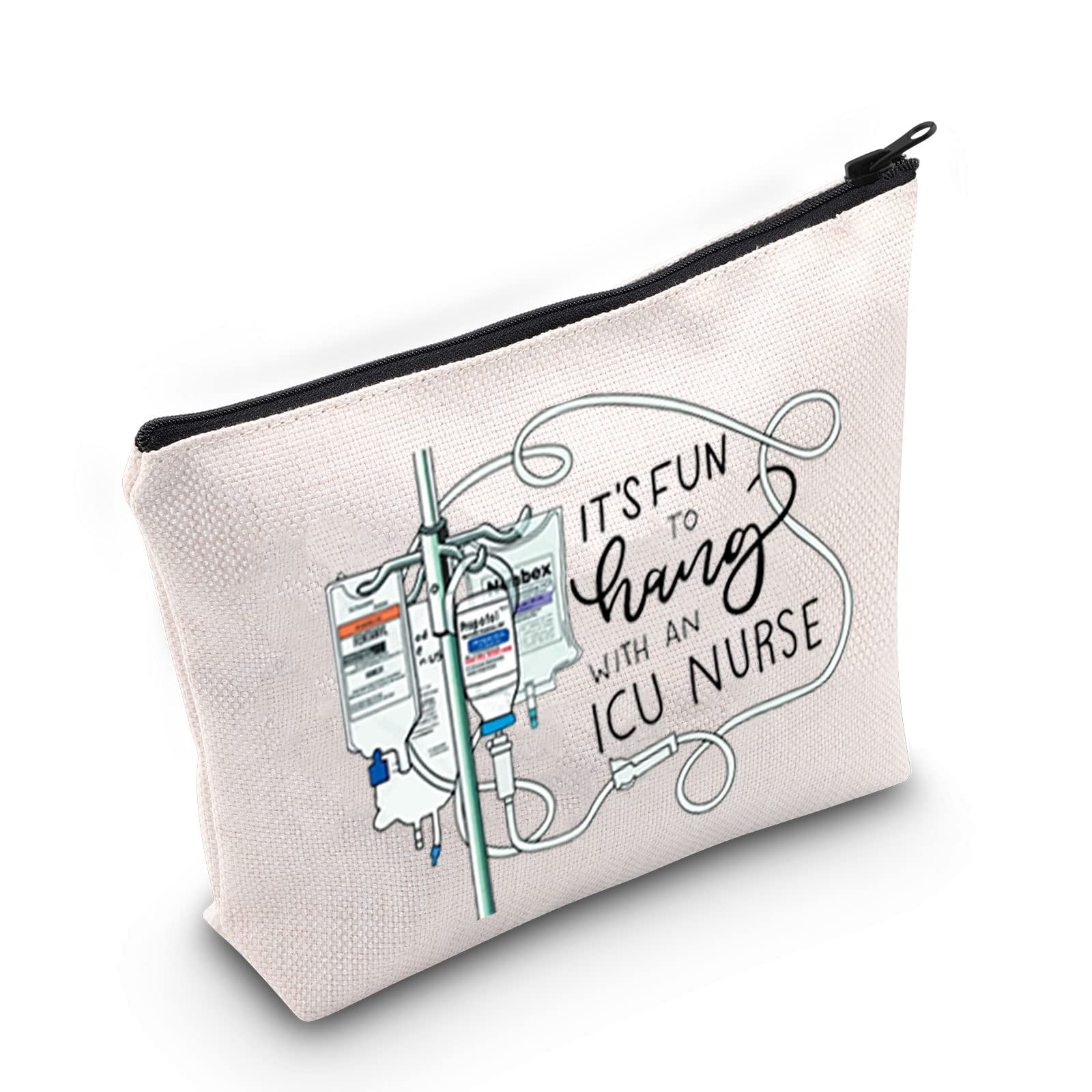 TOBGBEE ICU Nurse Gift Intensive Care Unit Nurse Zipper Bag ER Nurse Gift Nurse Appreciation ...