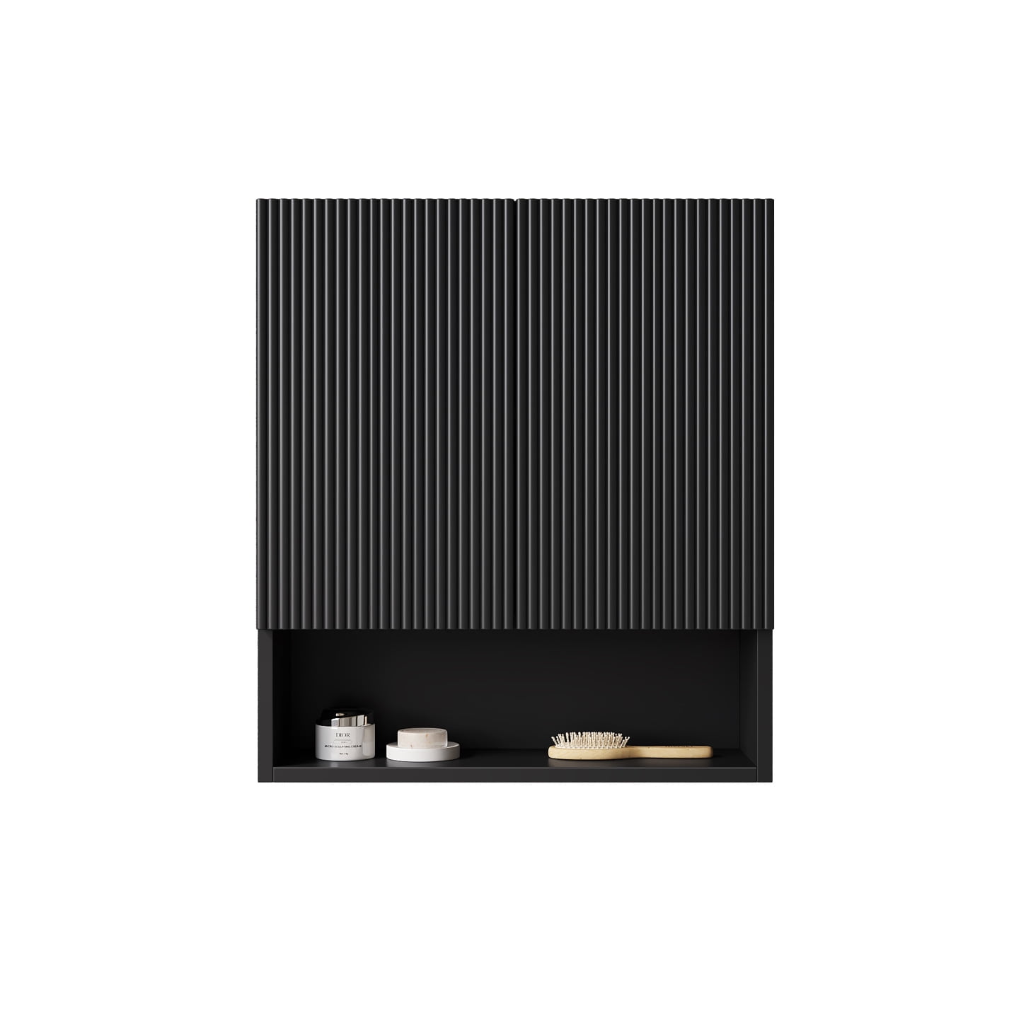 TOBI 26" Wall-Mounted Bathroom Cabinet with Soft-Close Doors & Three ...