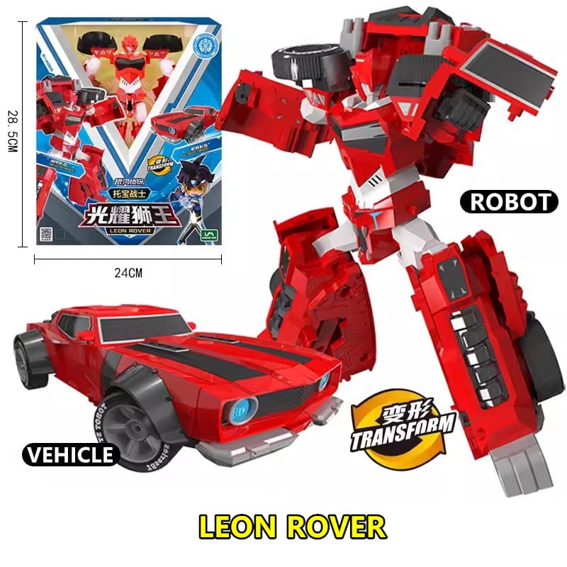 TOBOT LEON ROVER Transform Combined Mecha Robot Tobot Extension Vehicle ...