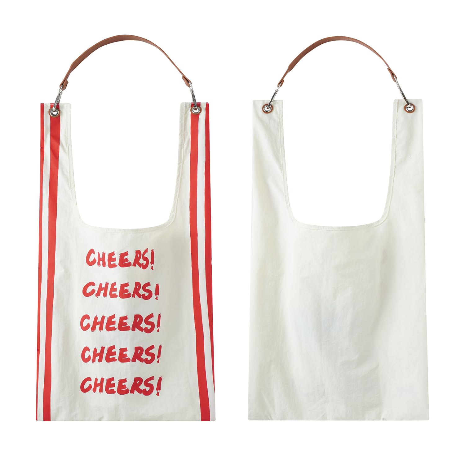 TOBY BLACK CHEERS BAG with Detachable Leather Strap Tote Bag - Chic ...