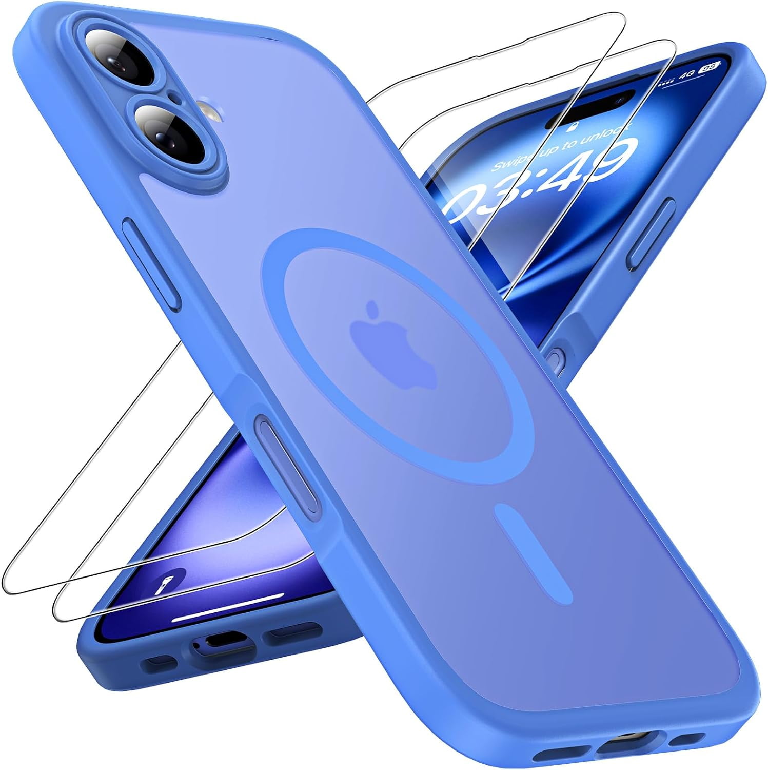 TOCOL 3 in 1 Magnetic for iPhone 16 Case, Upgraded Full Camera ...