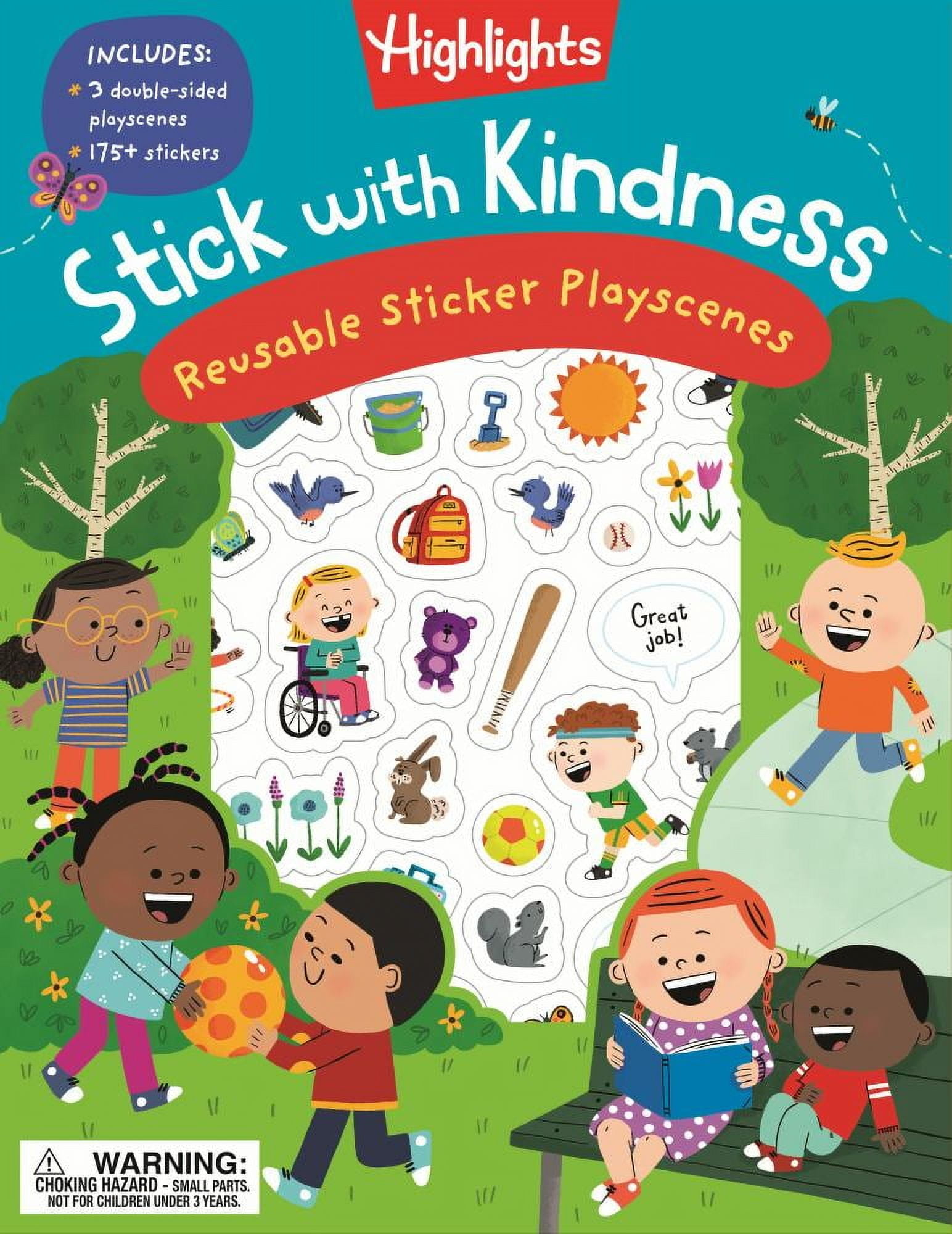 TODD TARPLEY: Stick with Kindness Reusable Sticker Playscenes ...