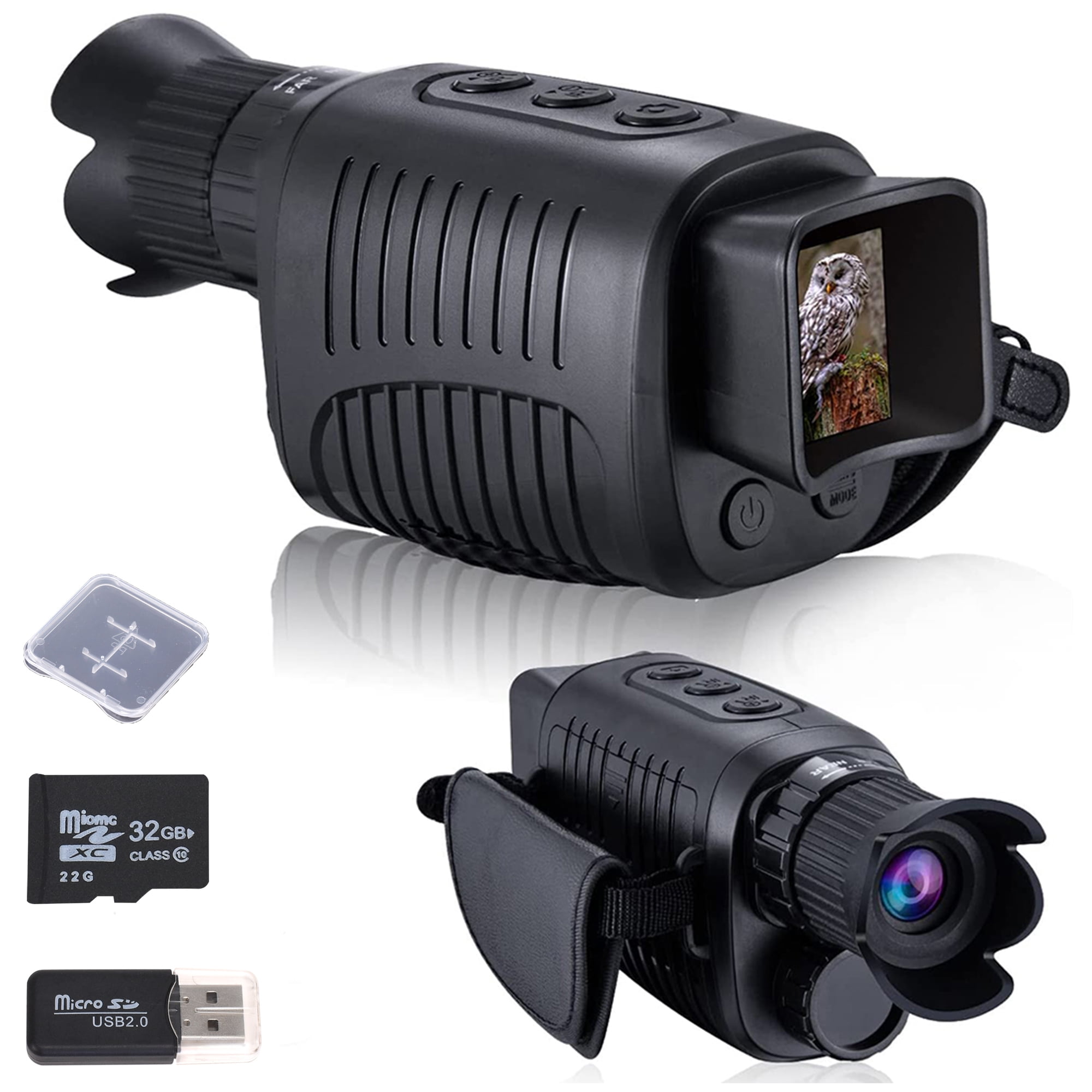 TODPD R7 1080P HD Monocular Goggles Night Vision Device Portable ...