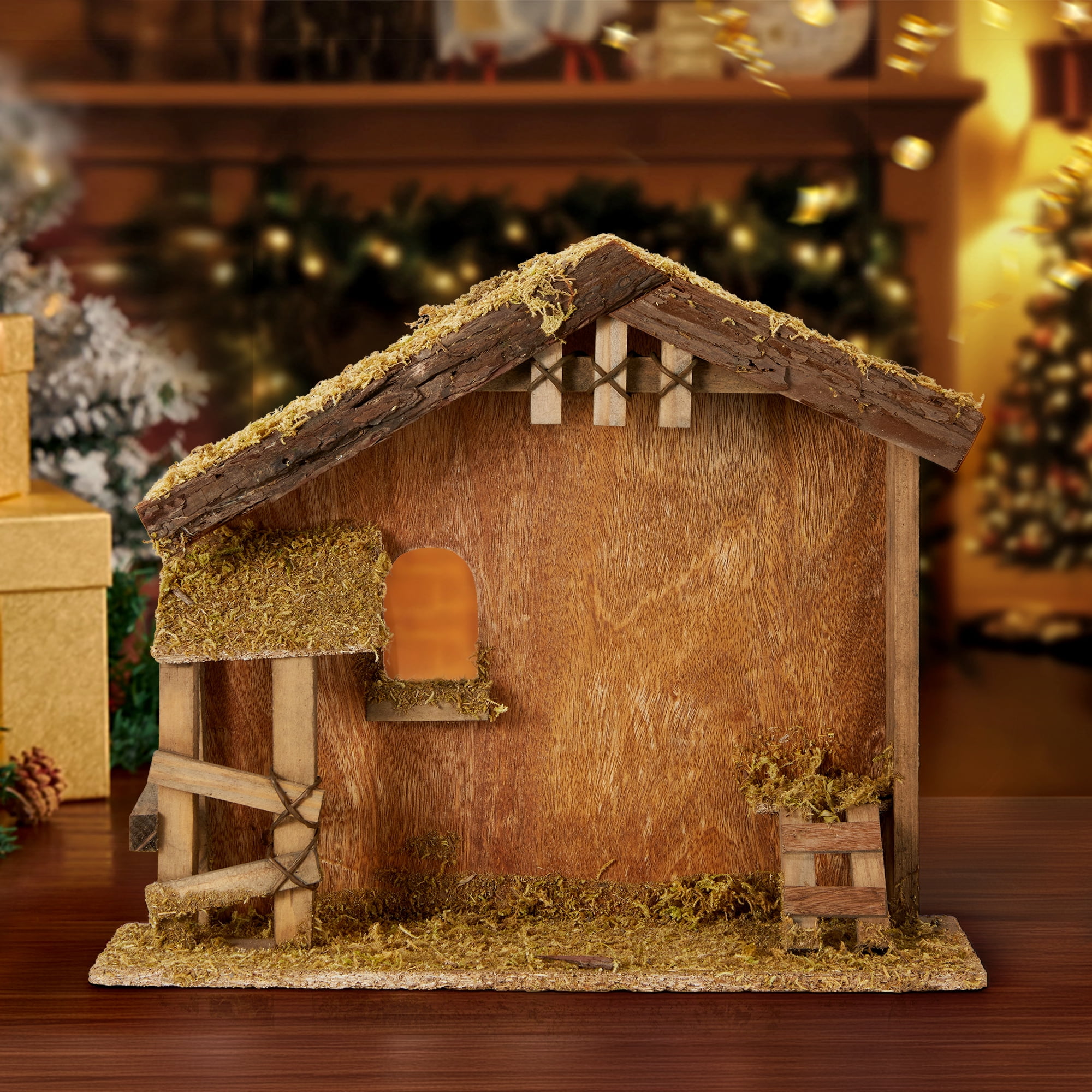 KUETH Christmas Decorations Manger Scenes for Inside 7 Inch Scale Holy ...