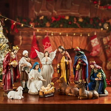Light-Up 3-Piece Nativity Set - Walmart.com