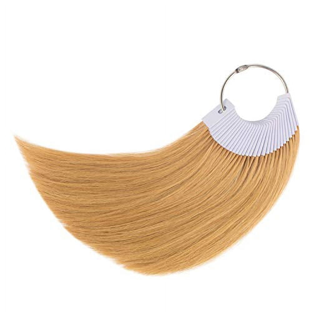 Tofafa Hair Color Rings 100 Human Hair Swatches Testing Color Samples
