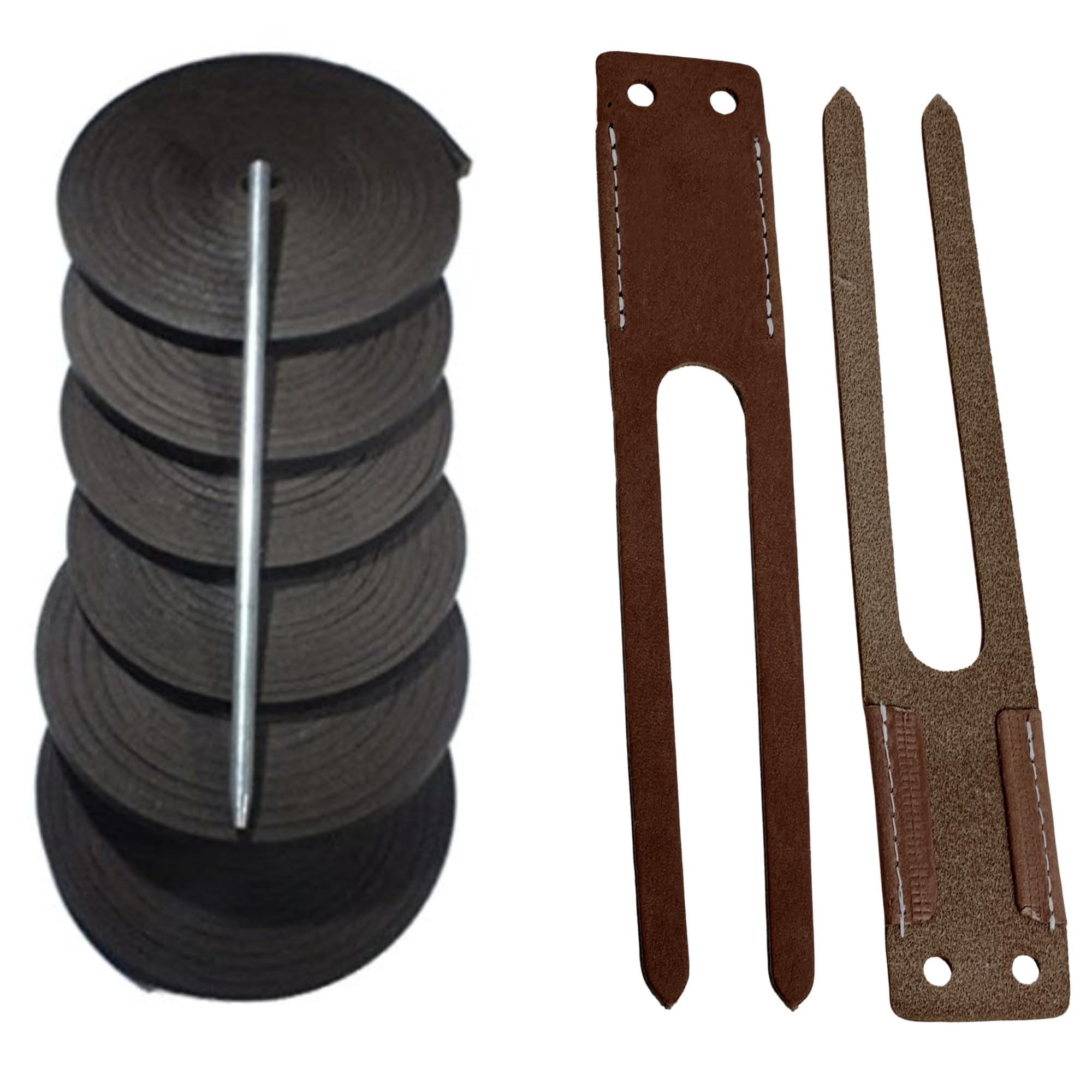 TOFL Baseball Glove Lace Kit | 6 Leather Glove Laces, a Lacing Needle ...