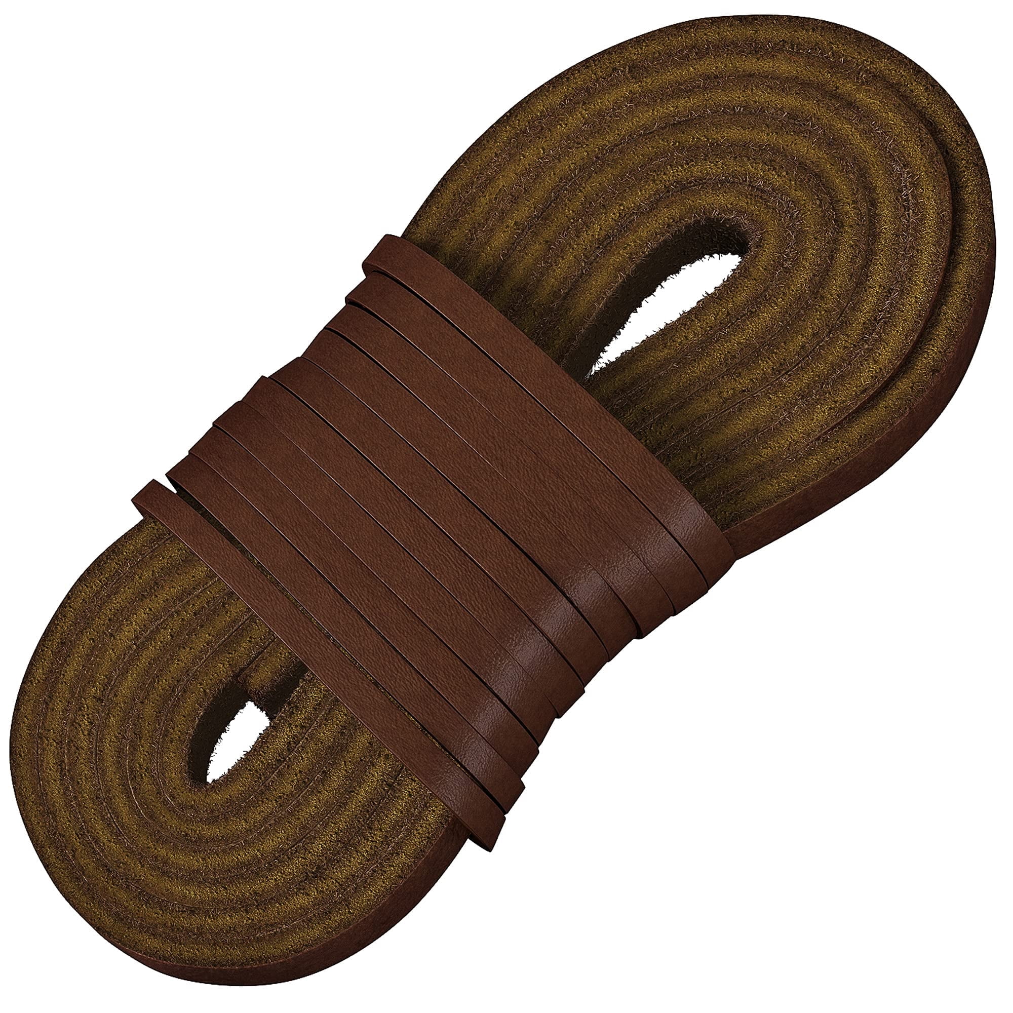 TOFL Heavy Duty Leather Boot Laces, 72 Inches, Ideal for Work Boots ...
